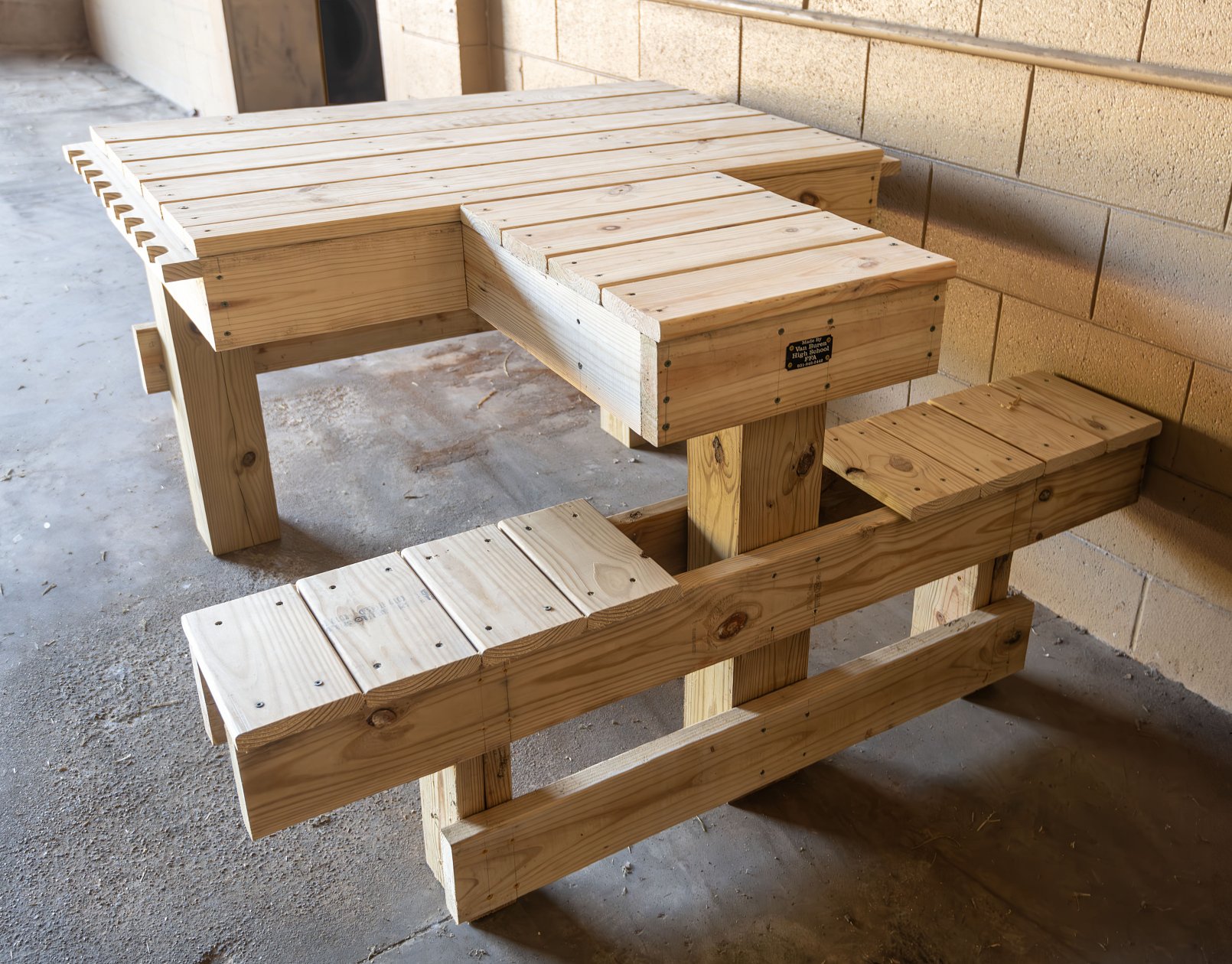 Custom Shooting Bench Van Buren County High School FFA