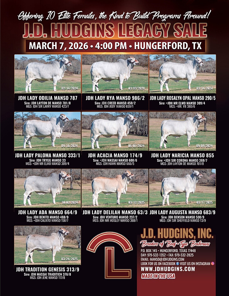 J.D. Hudgins Legacy Sale