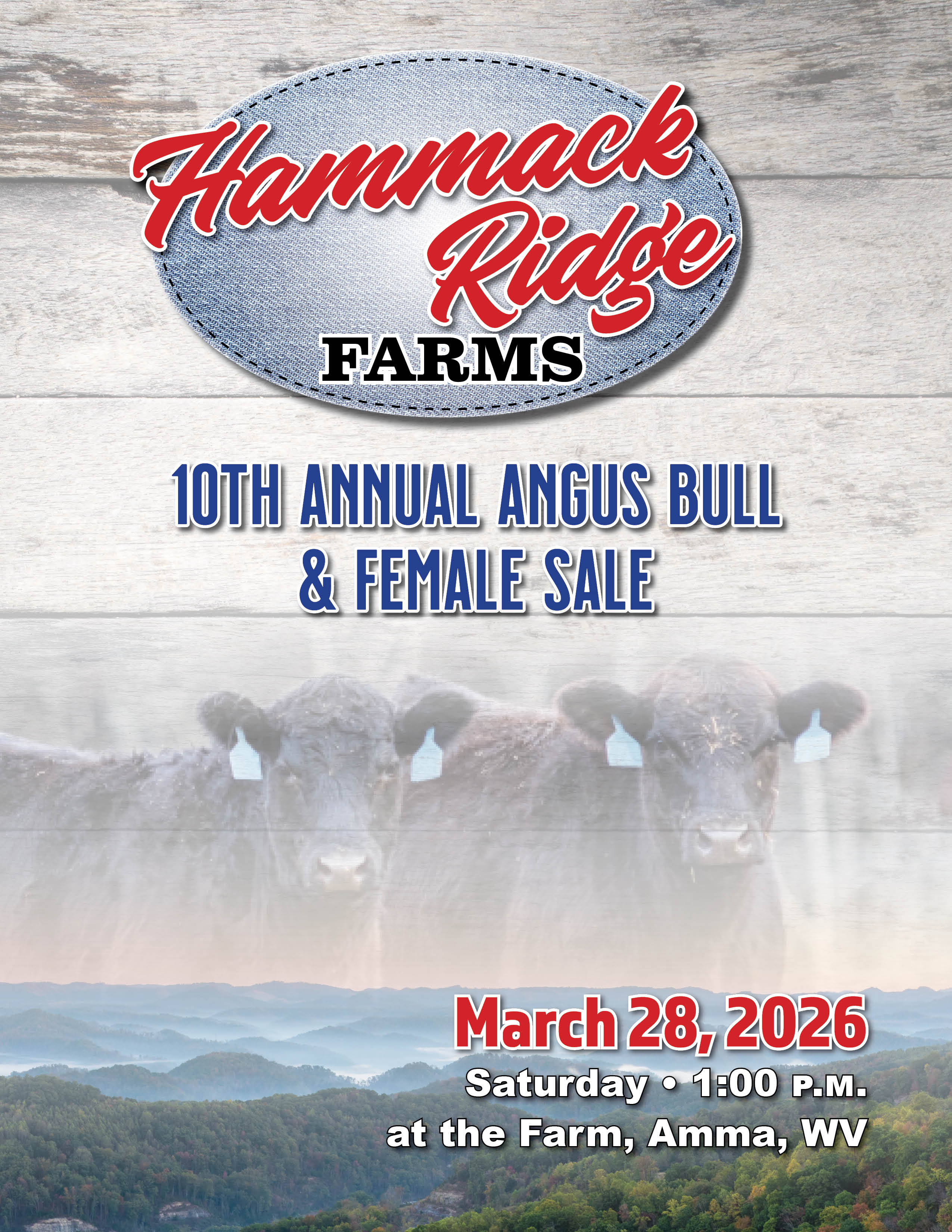 Hammack Ridge Farms 10th Annual Bull & Female Sale